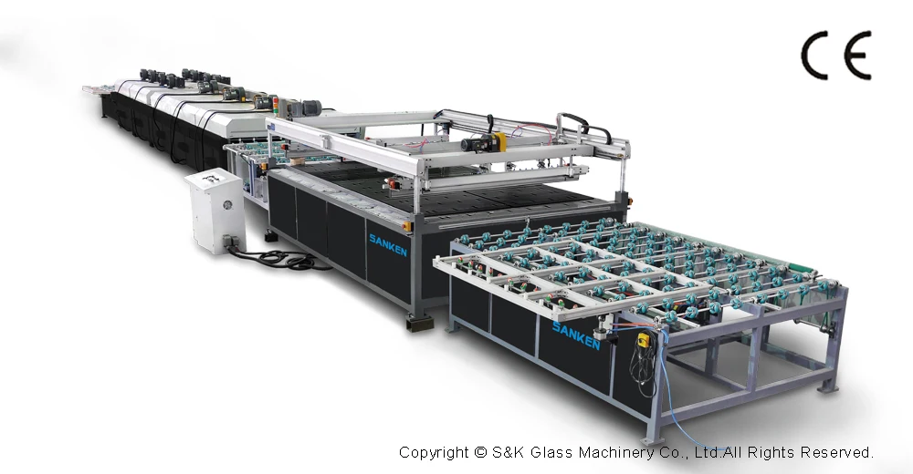 SANKEN GLASS Automatic Silk Screen Printing Production Line