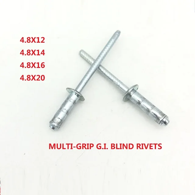 SS304 Stainless Steel Blind Rivets - Multi Grip & Durable