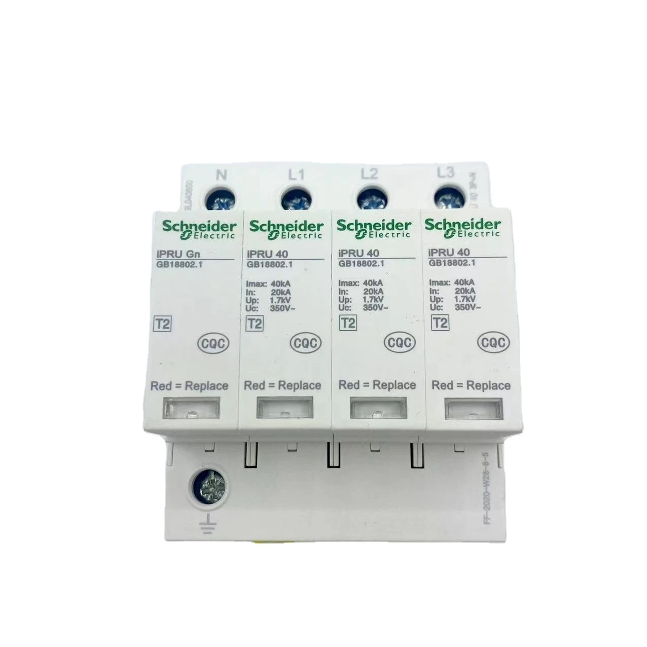 Spd Ipru 40 3p + N-imax 40ka 350 Volt Surge Current Circuit Protector ...