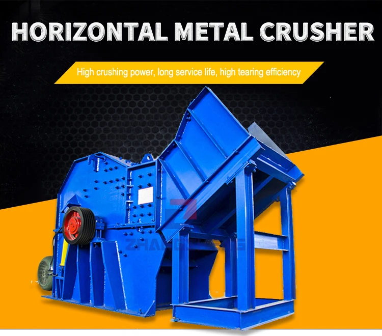 Scrap Metal Crusher Cans Bucket Scrap Shred Crusher Used In Metal ...