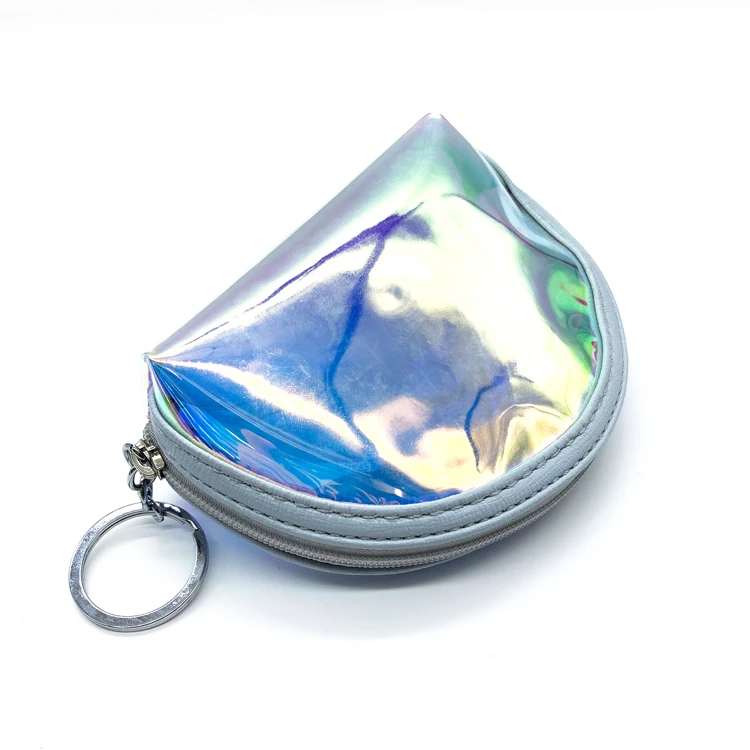Pvc Laser Coin Purse Wallet For Women Female Small Holographic Money ...