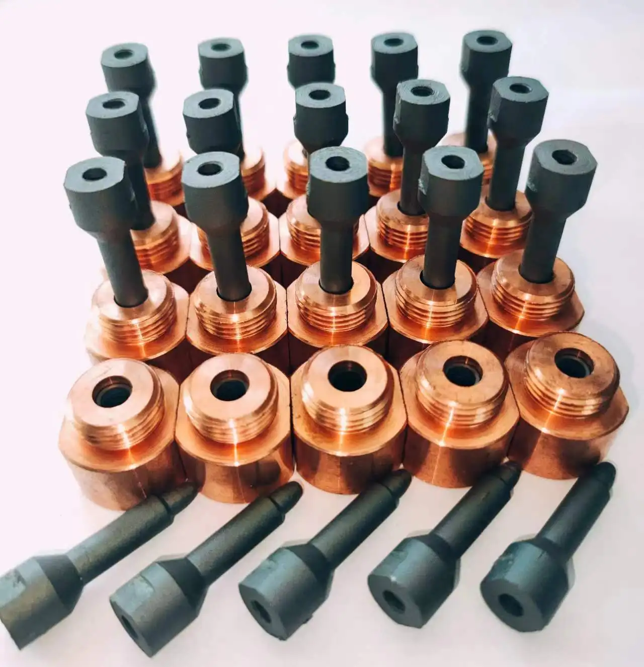 Nut / Bolt Welding Electrode With Guide Pins Kcf Sleeves For Projection Welding Machine M6/m8 ...