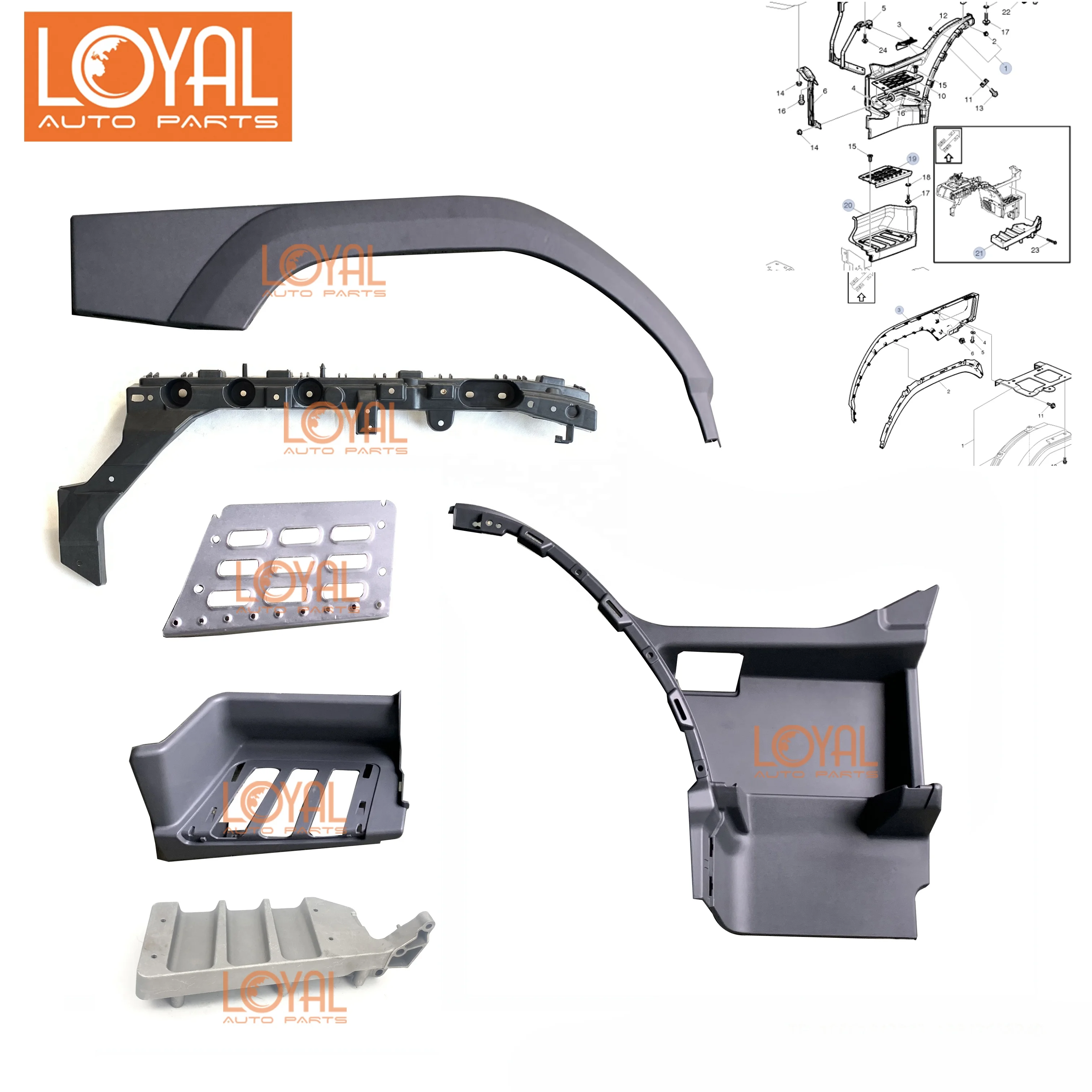 Fender Extension for Volvo Truck FM V4 (2007-2013) - Durable Automotive ...