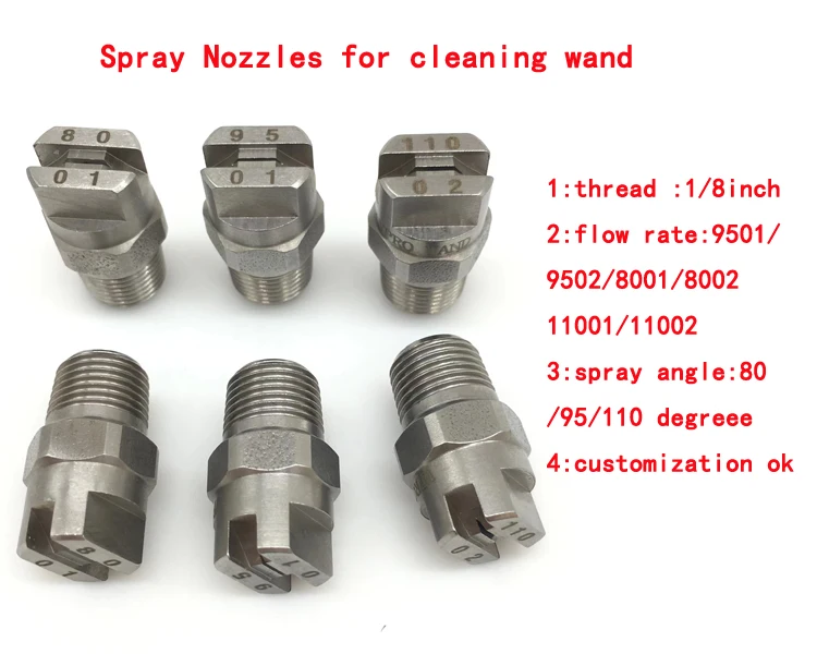 Veejet H1/8vv Nozzle for Carpet Steam Cleaner - Durable Stainless Steel ...