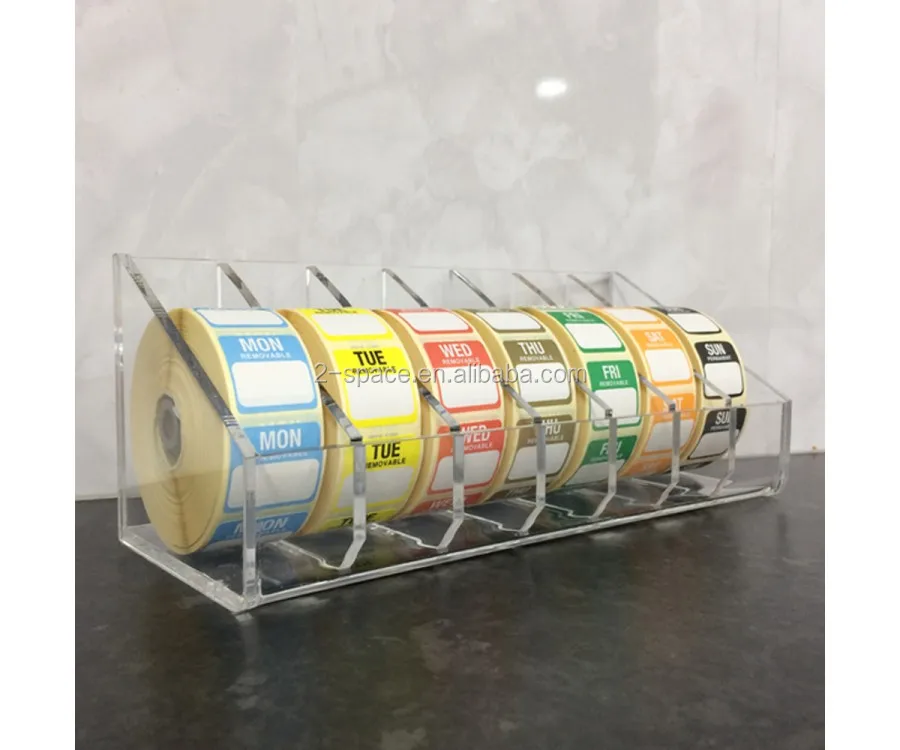 Clear Acrylic Label Dispensers - Customizable Solutions