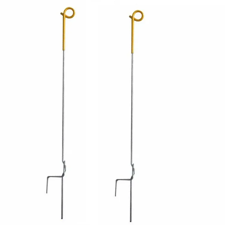 4 ft Fence Post for Pasture 5 ft Electric Plastic Pigtail Fence Post ...
