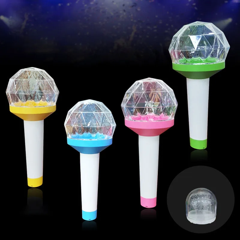 Japan Korea Star Led Glow Stick Customized Logo Kpop Fan's Meeting Aaa Battery Star Led Light ...