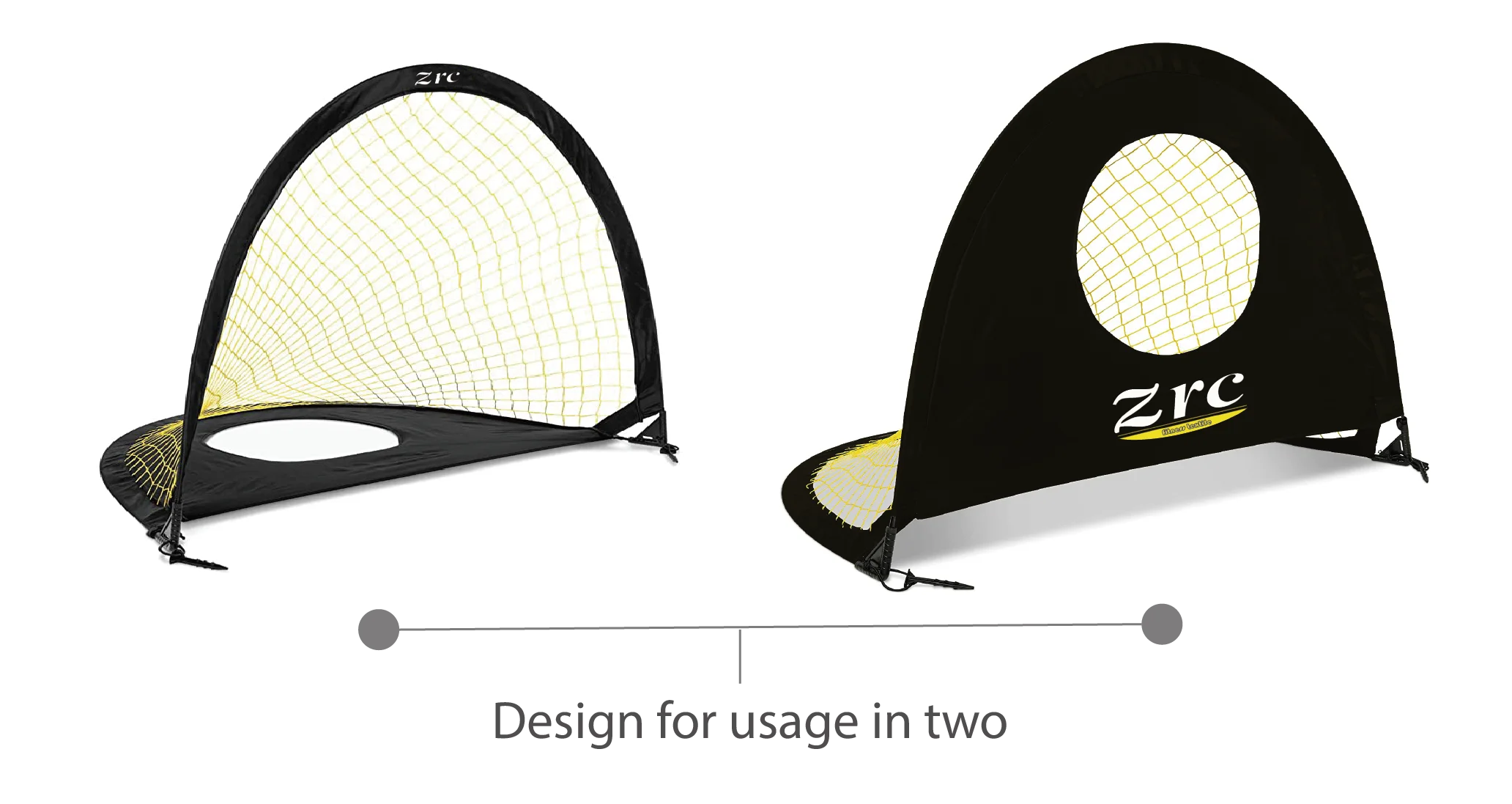 Multi Function 2 In One Goal Net Precision Quality Soccer Goal And ...