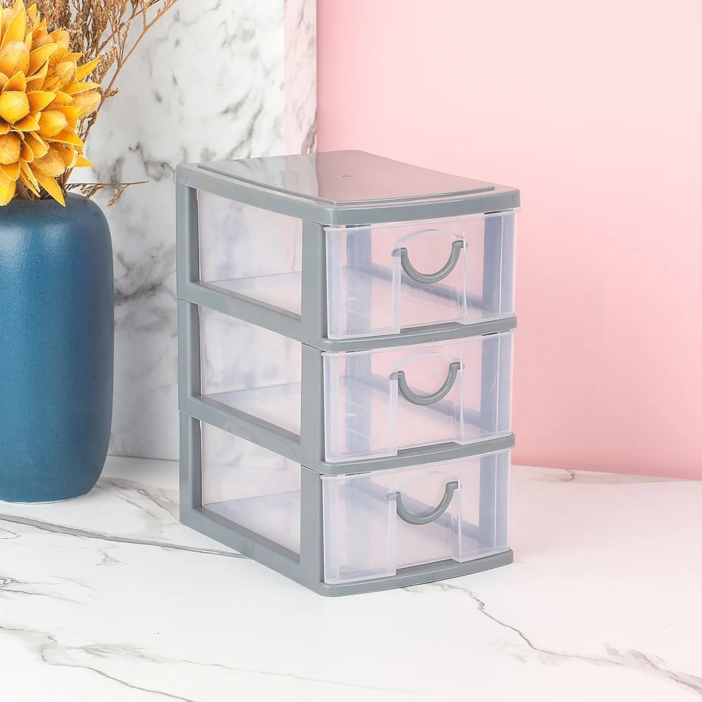 Modern 3-layer Stackable Wire Office Organizer Drawers Customizable ...