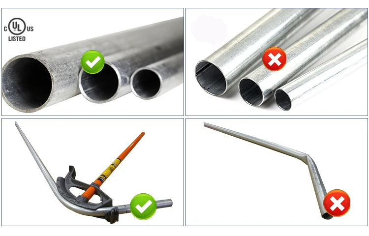 UL 797 ANSI C80.3 EMT Tube Conduit Pipe - Durable & Versatile