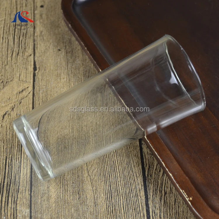 Factory Wholesale Tall Skinny Cylinder Glass Water Tumbler 240ml Plain Collins Highball ...