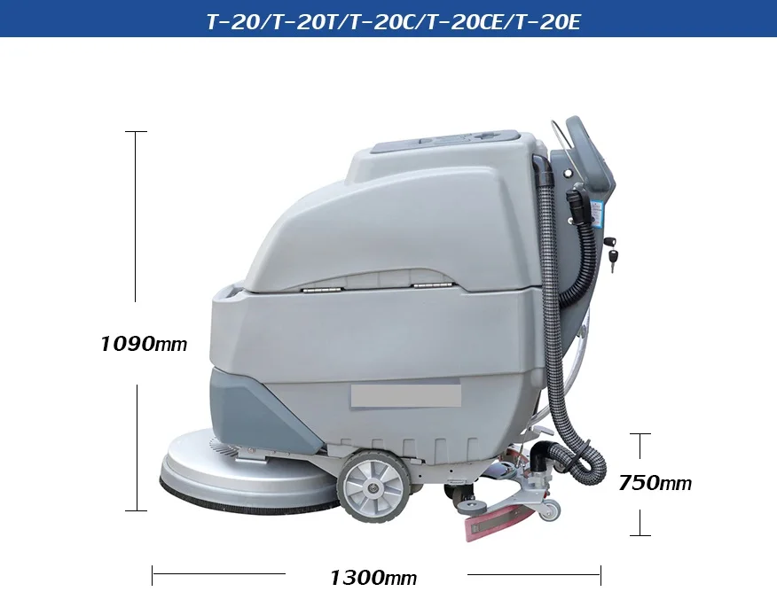 Walk Behind Electric Floor Scrubber - Buy Floor Scrubber Machine ...