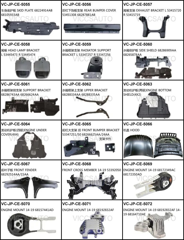 OEM 68286821AD for JEEP CHEROKEE 2019 - Radiator Support Upper Plate