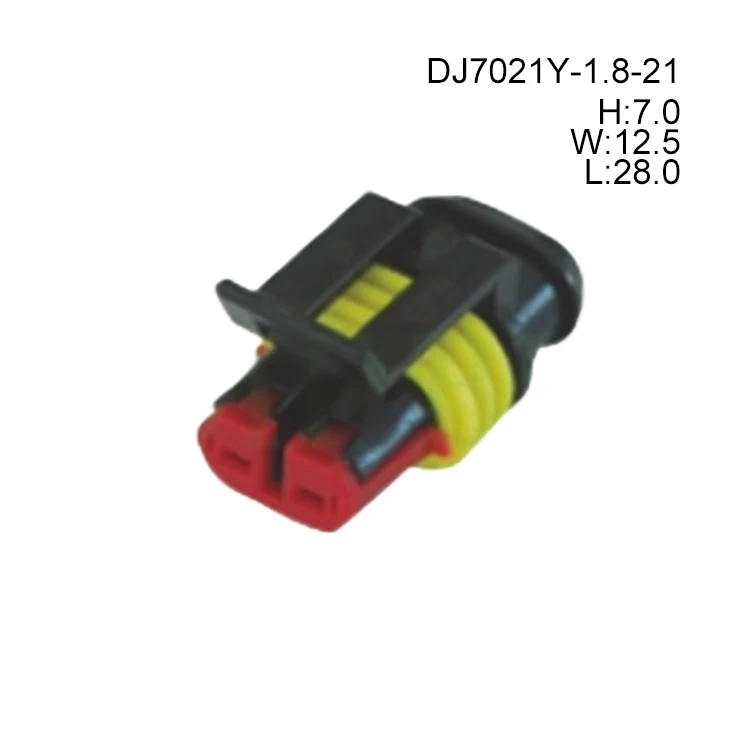 2 Pin Iiib Dj7021y-1.8-21 De La Línea De Combustible Rápido Conector De Conector Terminal De ...