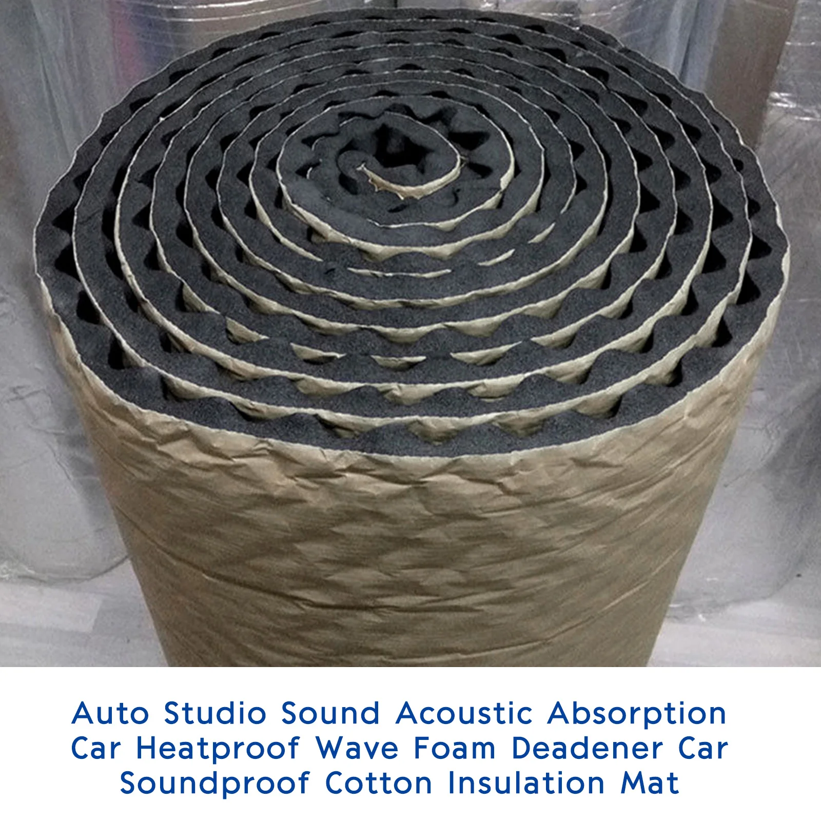 Auto Studio Sound Acoustic Absorption Car Heatproof Wave Foam Deadener ...