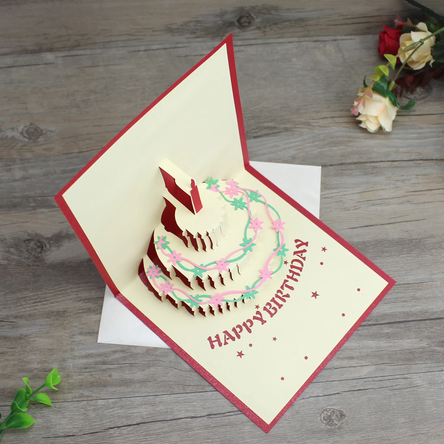 Standard Size Birthday Cards - Handmade 3D Invitations