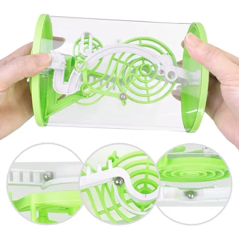 Children Brain Game Educational Plastic Puzzle 3d Labyrinth Ball Maze ...