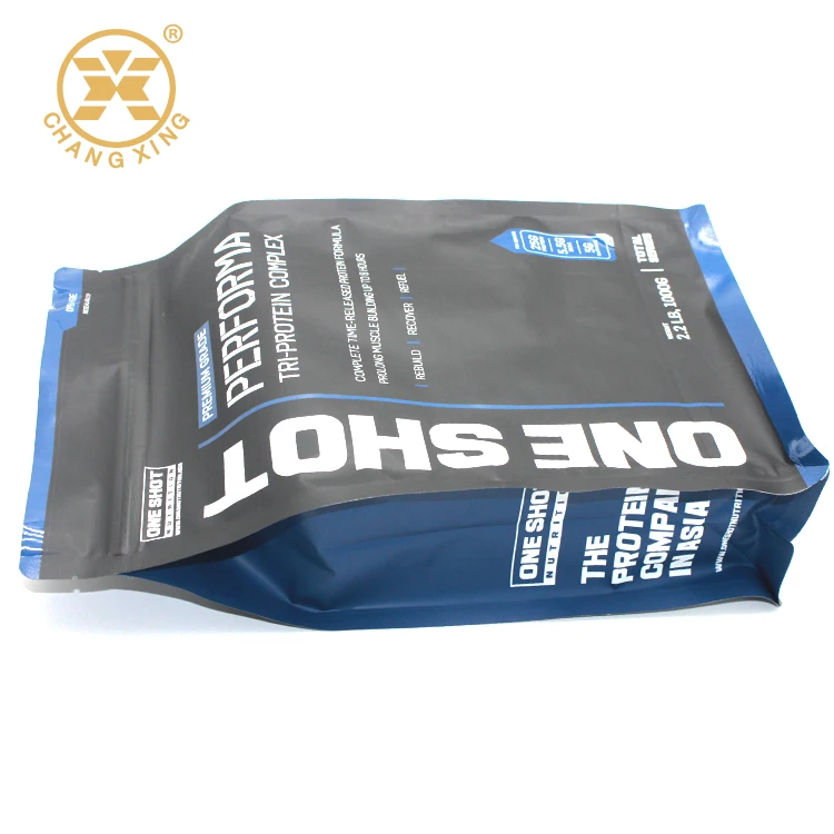 Custom Printed Stand Up Bag Whey Protein Pouch With Zipper For Protein ...