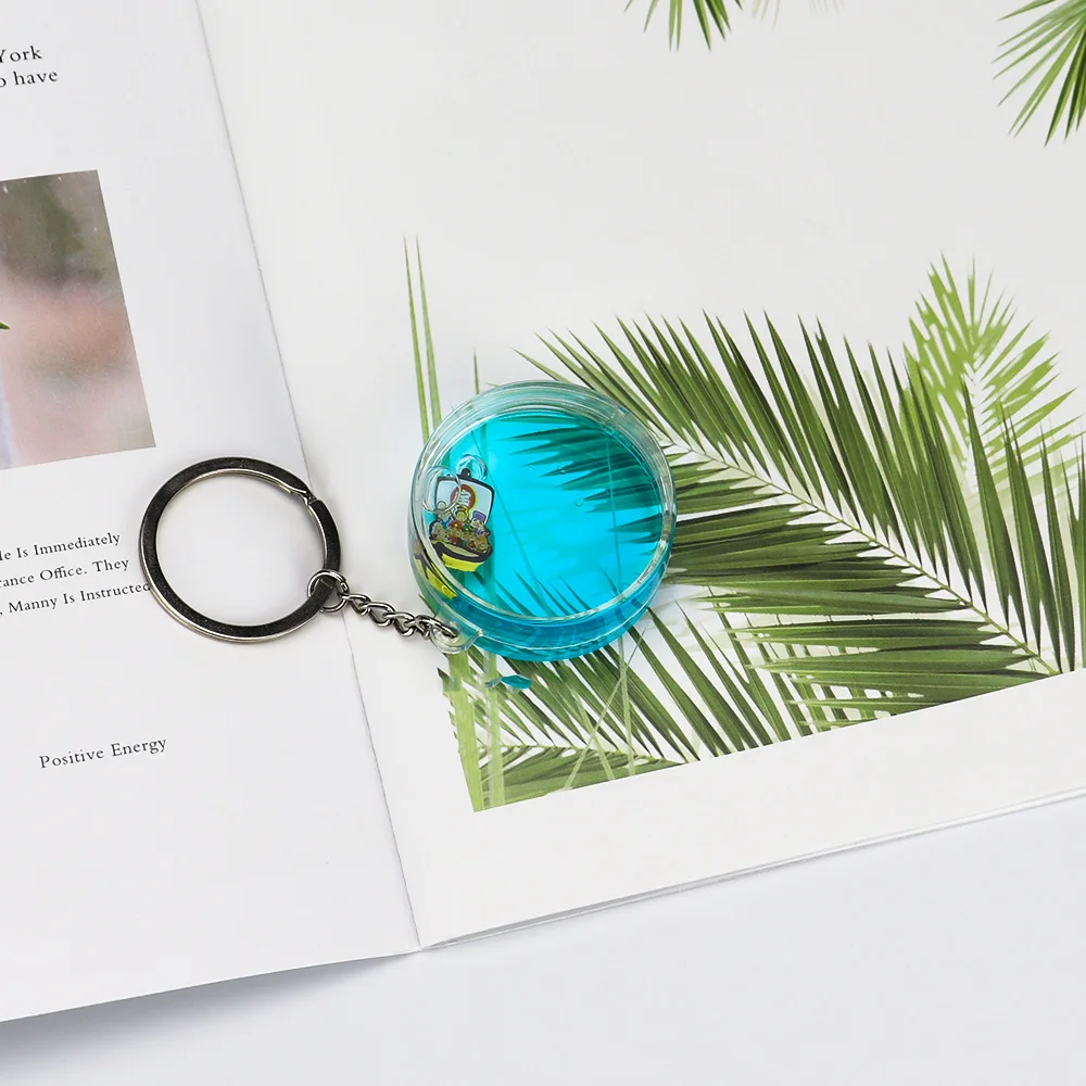 Snow Floating Liquid Keychain With Cute Penguin Floater - Buy Custom ...