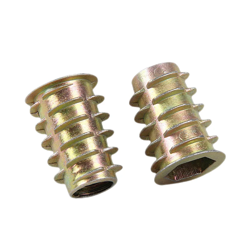 M8 Threaded Insert for Plastic & Wood - 303 Stainless Steel