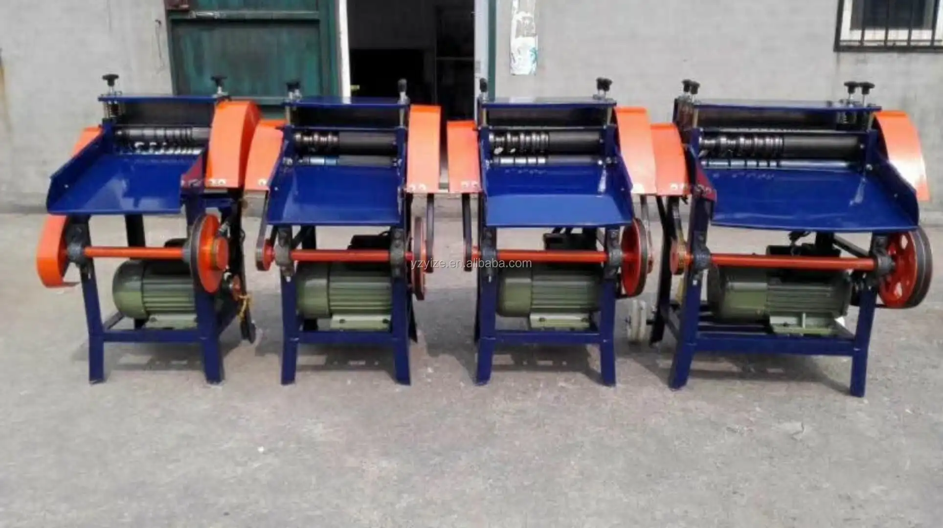 Automatic Electric Copper Coaxial Cable Peeling Machinery Scrap Wire ...