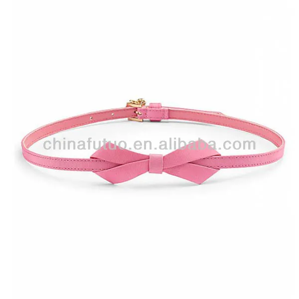 Girls Pink Belts- Kids Bow Belt-PU Belts Girls FT-L2581| Alibaba.com