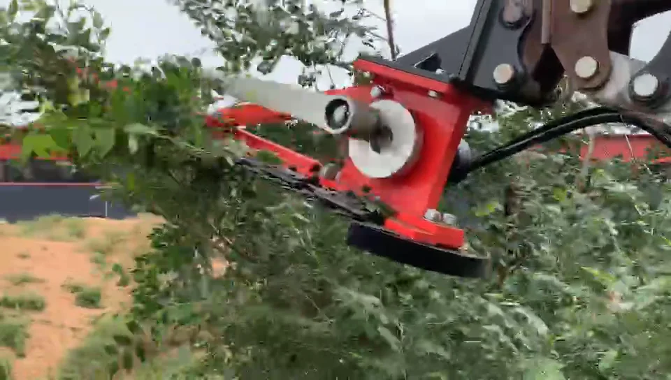 1800mm Hydraulic Hedge Cutter Trimmer Mounted For Excavator / Tractor ...