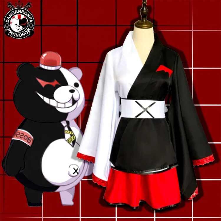 Danganronpa Cosplay Monokuma Kimono Personification Cosplay Anime ...