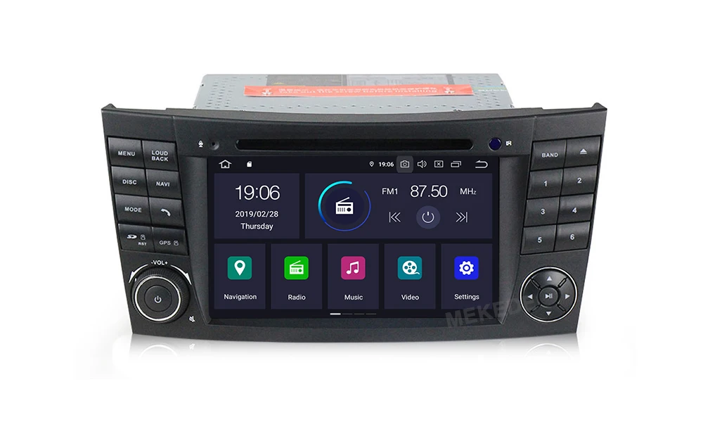 2 Din Android9.0 Ips+dsp Car Radio Stereo For Mercedes Benz W211 Clase ...