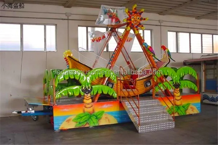 Indoor Playground Small Pirate Ship Amusement Park Rides Mini Pirate ...