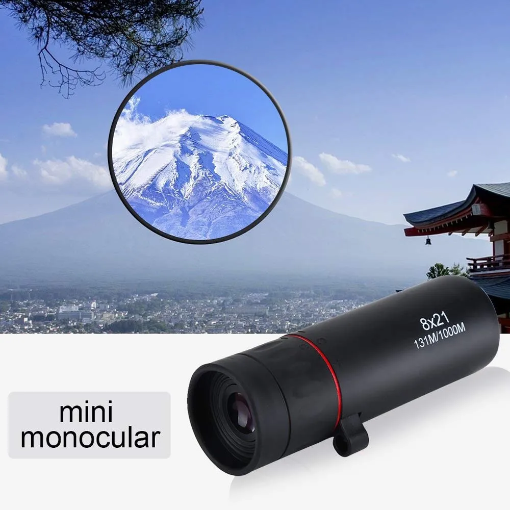 Portable Mini Monocular Telescope 8x21 High Power Monocular Scope ...