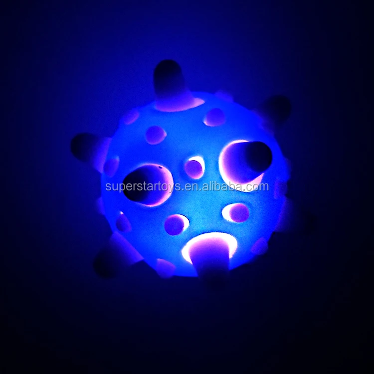 Geometric Ball Toy - LED Flashing Meteor Sensory Ball
