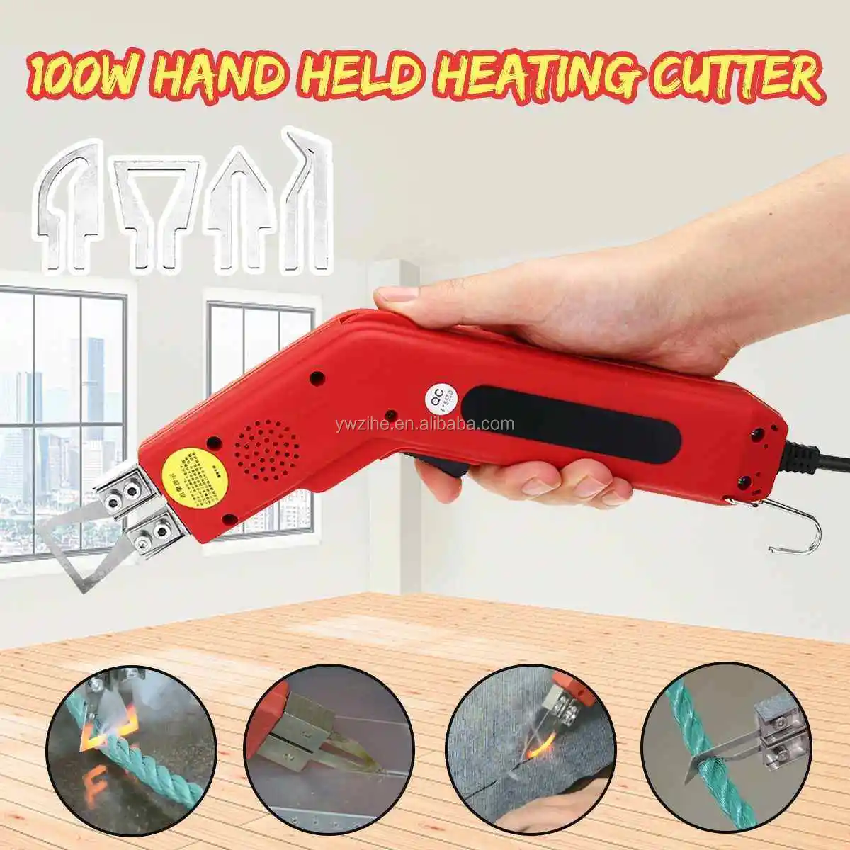 100W Hand Hold Heating Knife Cutter - Hot Fabric Cutting Tool