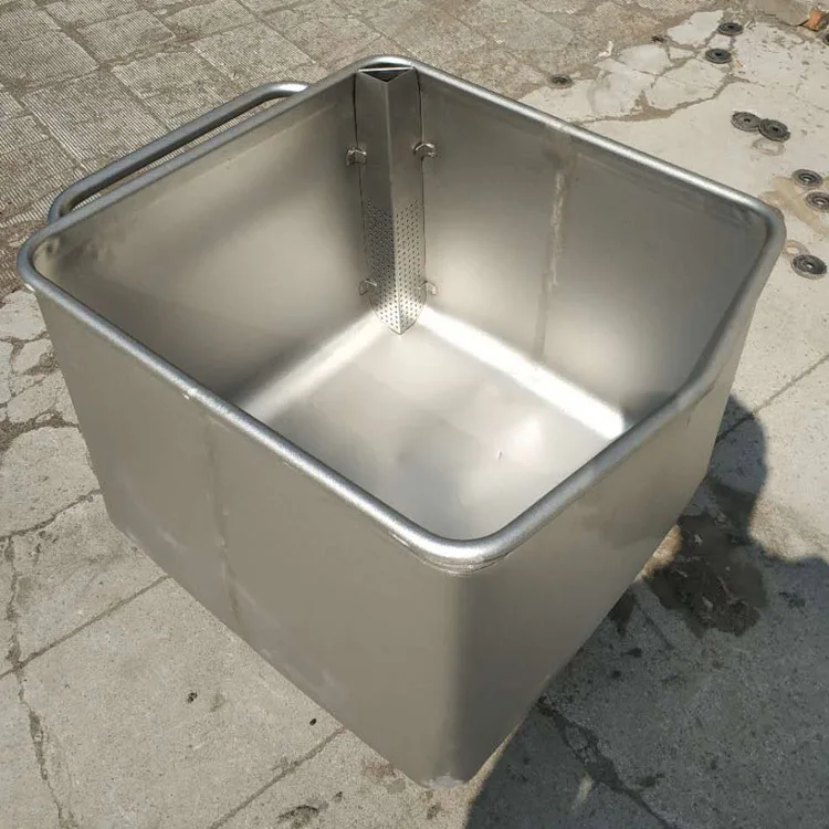 200L Stainless Steel Meat Trolley for Food Industry