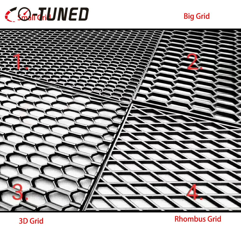 Universal Front Center Grille Car Mesh Plastic Car Grille Mesh Abs ...