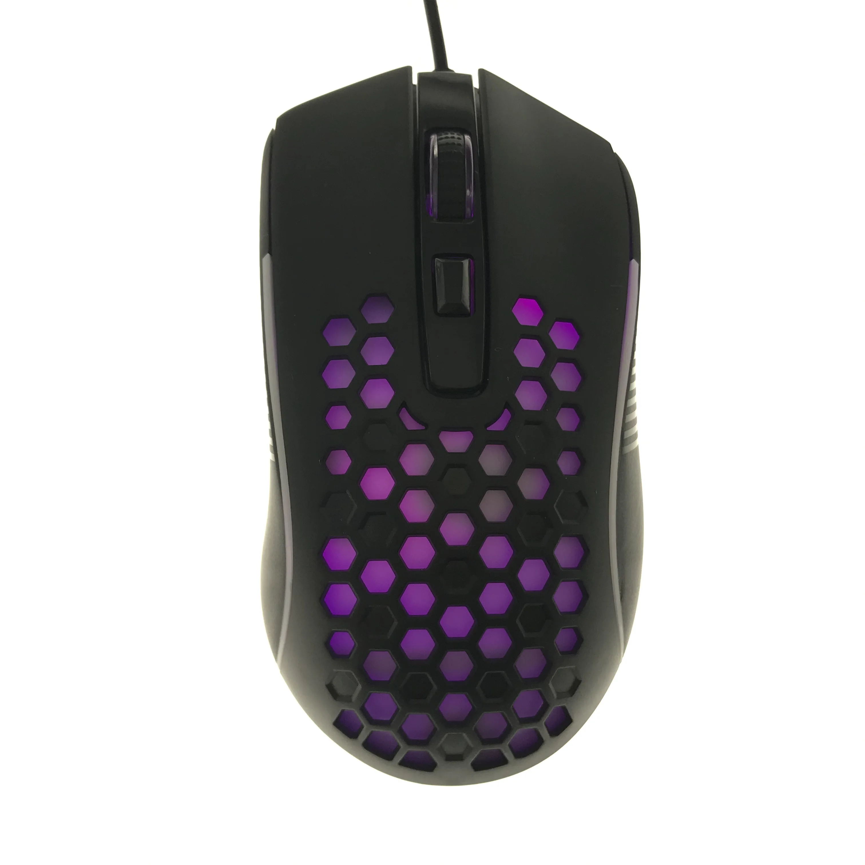 Ergonomic RGB Custom logo 7 Colours Lighting Breathing Honeycomb ...