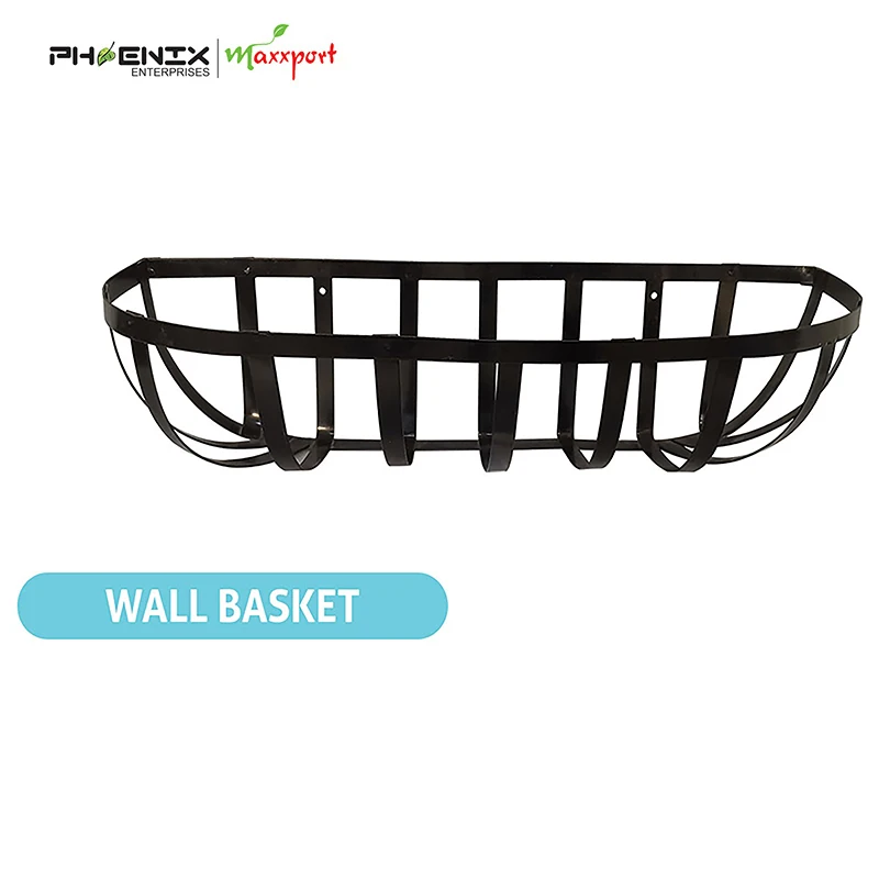 Wall Basket Wrought Iron Troughs And Hayracks Landscaping Wall Trough ...