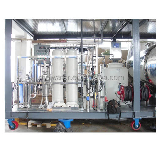 20ft And 40ft Containerized Mobile Trailer Water Treatment System With ...