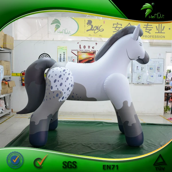 Life Size Inflatable Horse - Whitle the Giant Draft Toy
