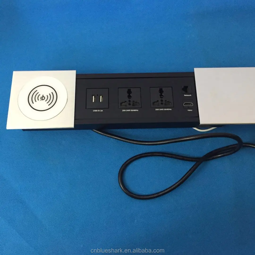 Aluminum Alloy Desk Multimedia Socket Desktop Multi-function Wire ...