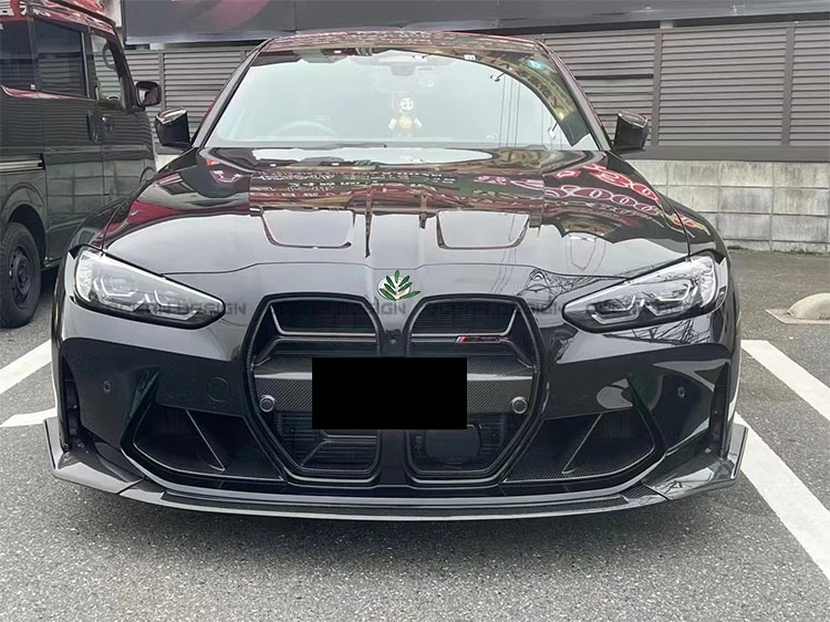 The Modified Csl Dry Carbon Fiber Front Lip Of Automobile Bumper Is ...
