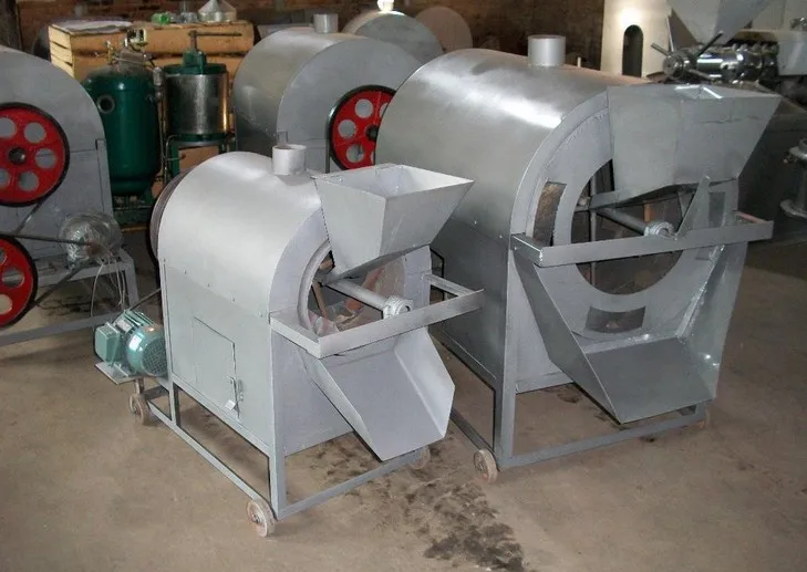 200kg/h Automatic Electric Heating Groundnut Roasting Machine Gas Type ...