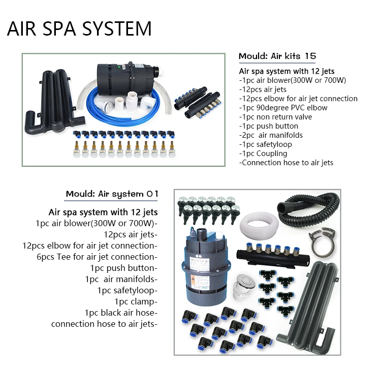 Build Your Own Hot Tub DIY Kit - Air Spa Bubble Set