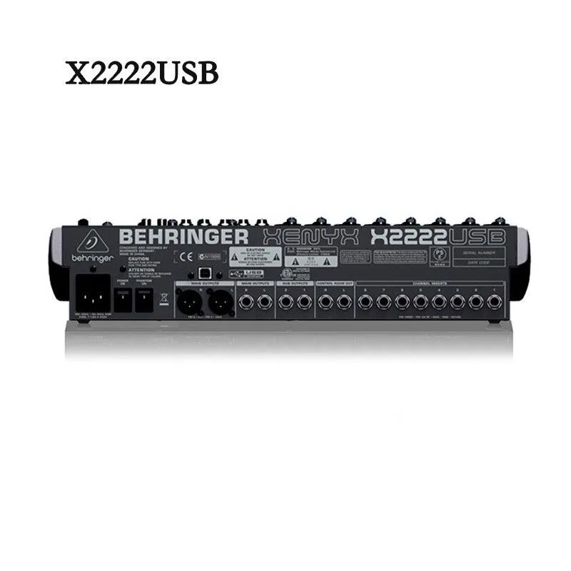 Behringer X2222USB Mixer - High-End Sound for Stage Performance