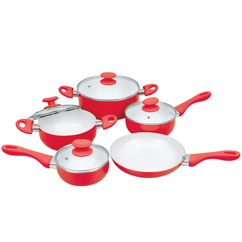 12pcs Cookware Set,Authentic Kitchen Nonstick Coloured Cookware - Buy ...