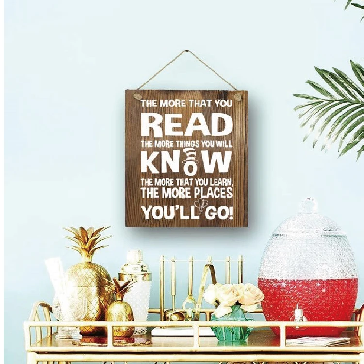 Motivational Inspirational Quotes on Rustic Wood Signs