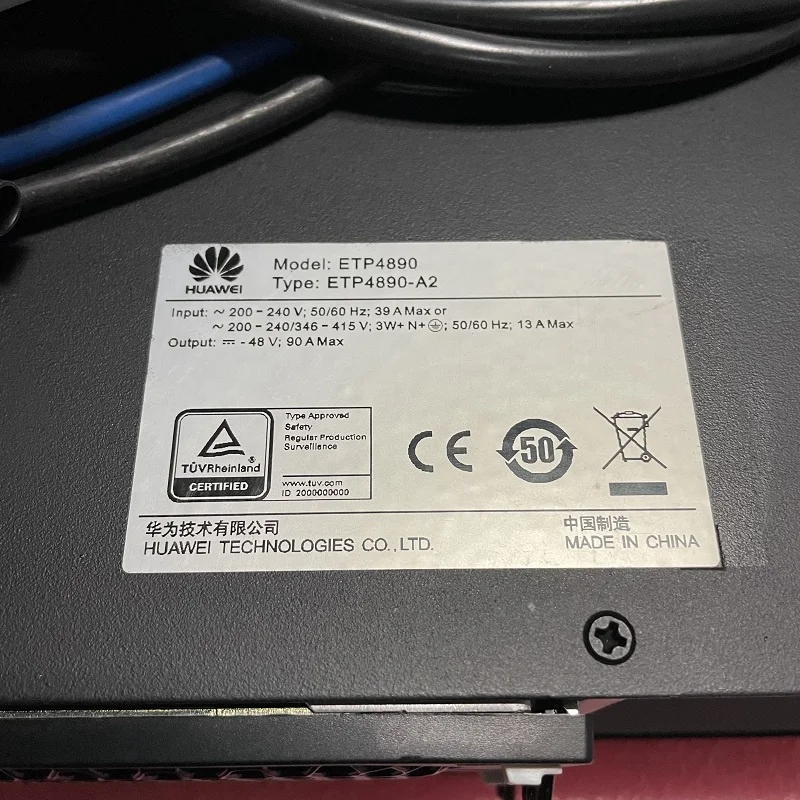Etp4890 Power System 90a Power Converter 3x R4830g Smu01c Smu01a Huawei ...
