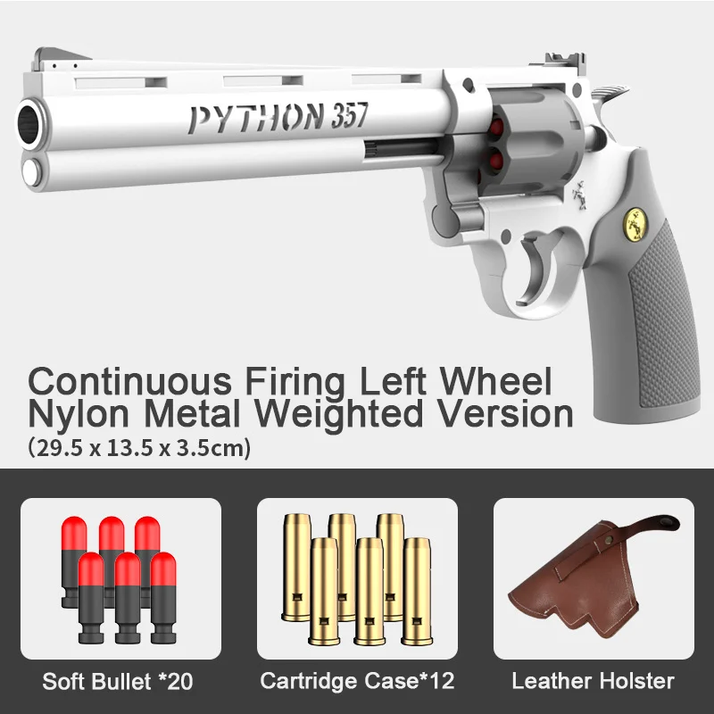 Toy Gun With Set Soft Bullet Toy Gun Metal Serial Alloy Pistol ...