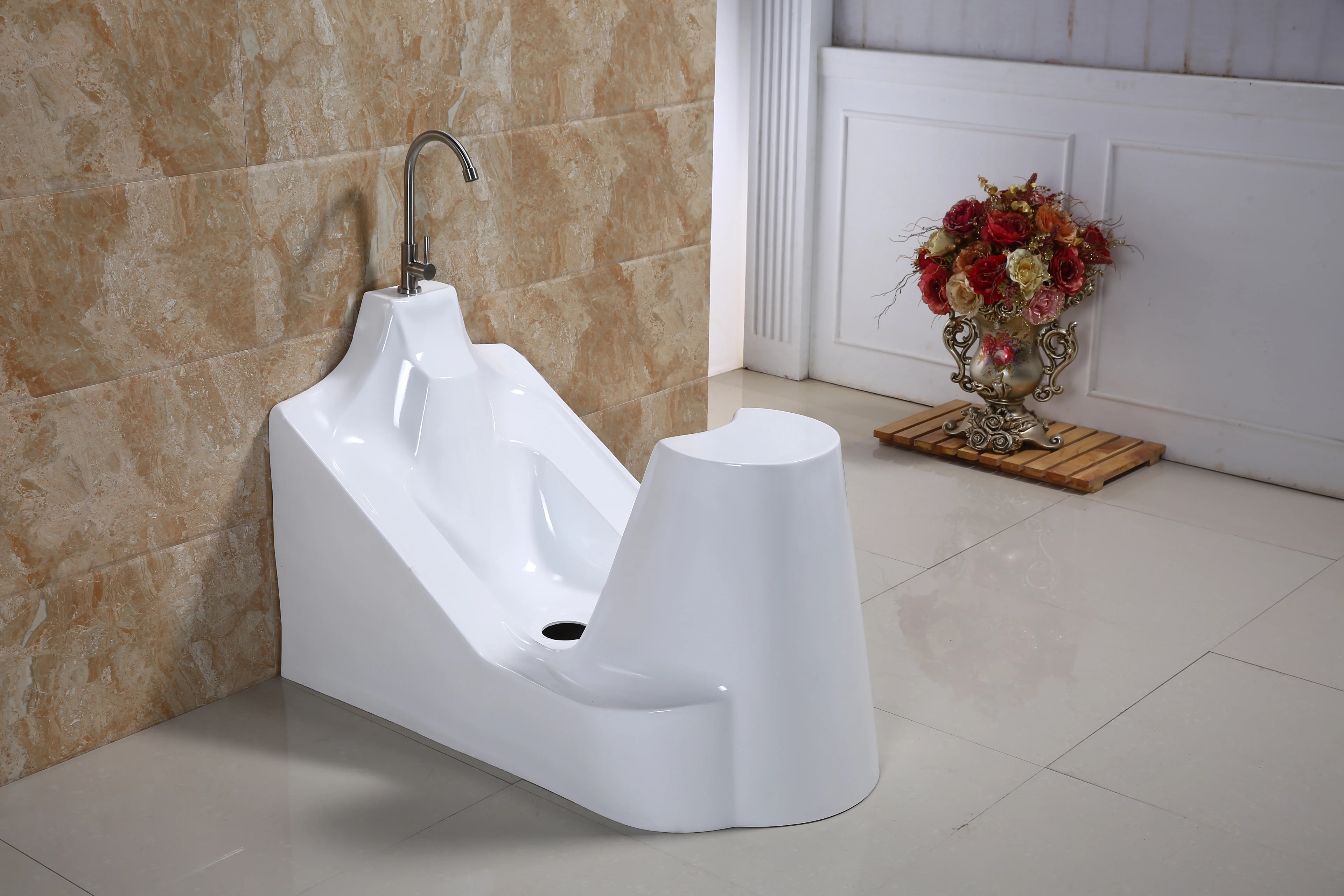 High Quality Acrylic Wudu Shower Foot Washer - OEM Muslim Pray Wash Basins