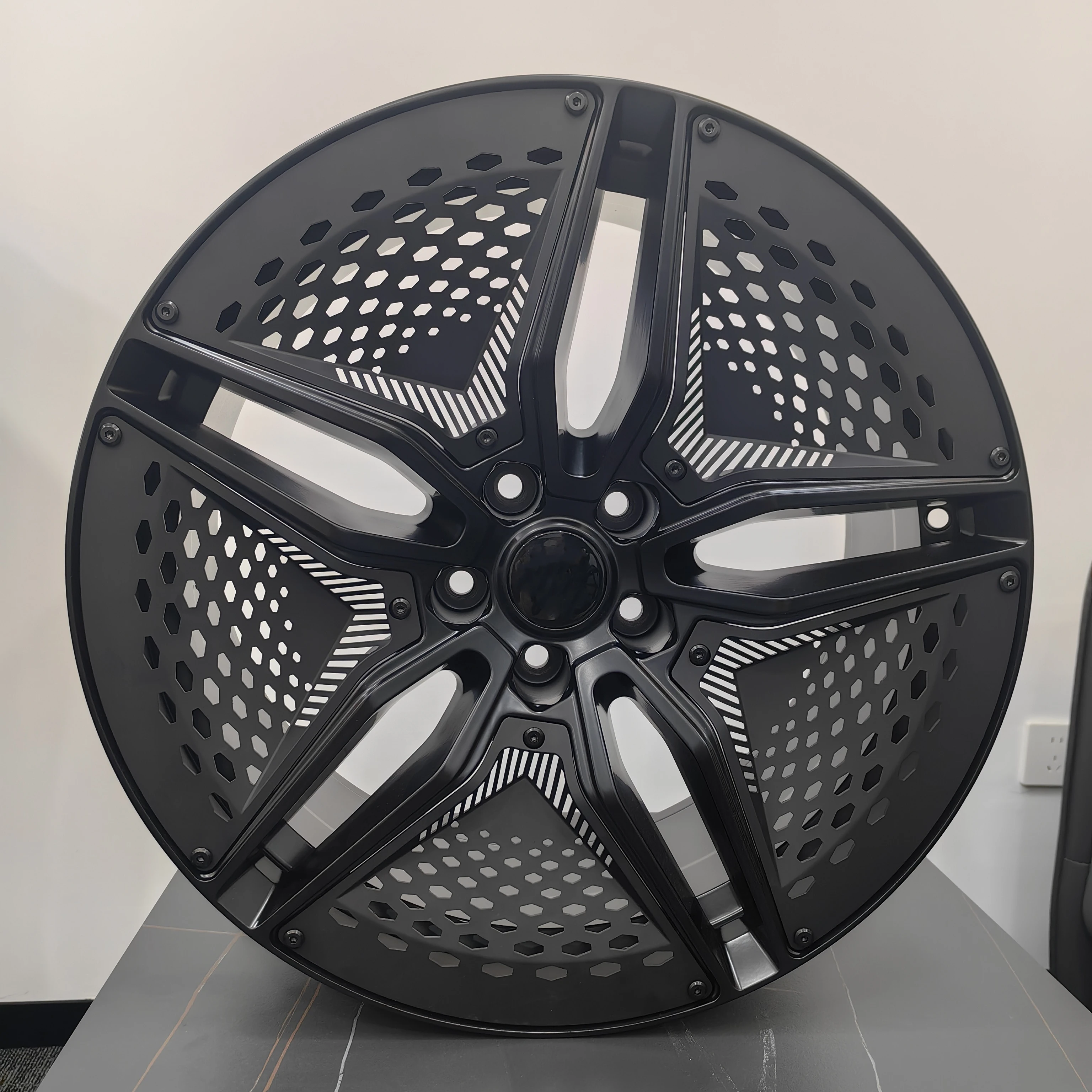 Casting Passenger Car Wheel Rims Aluminum Alloy Tesla 19x9.5 Pcd5x114.3 ...